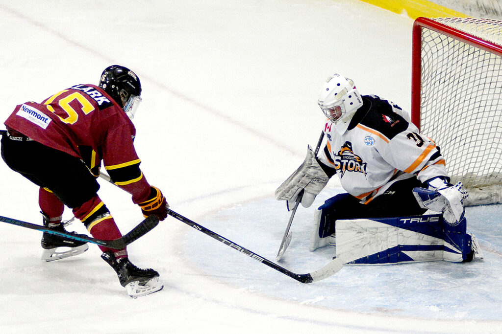VIDEO / GALLERY: Riley records second NOJHL shutout as Rock blank Storm ...