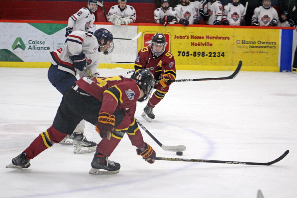 Romaniuk nets pair of goals to help Rock knock off Rapids | Timmins Rock